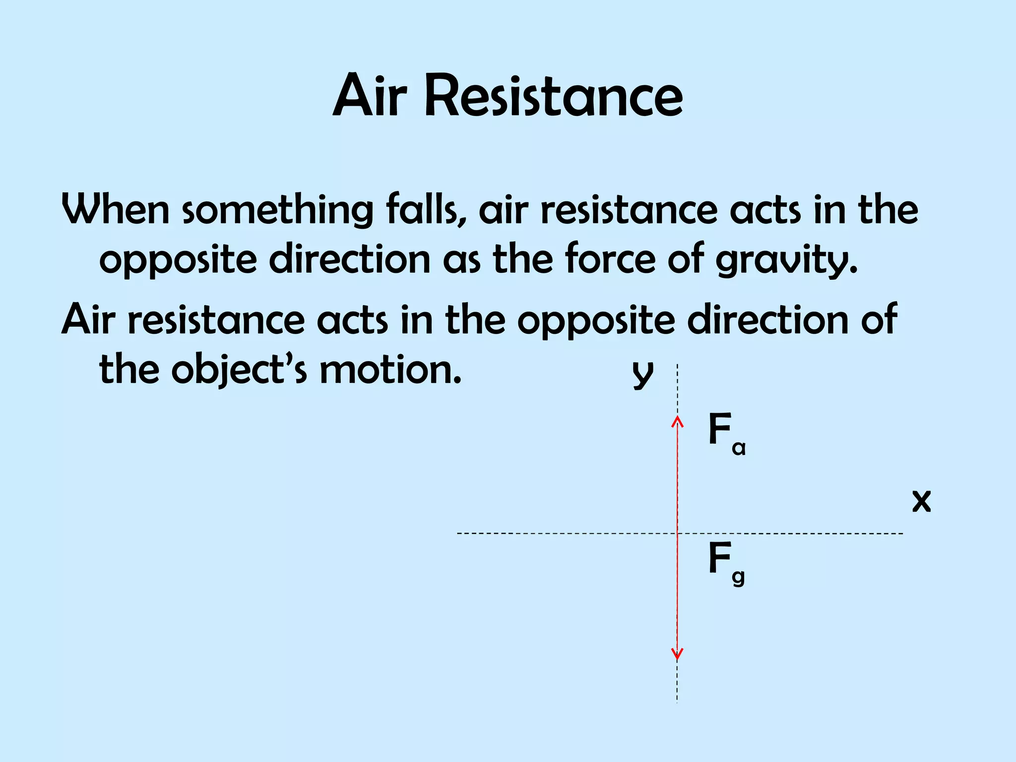 Ppt Air Resistance | PPT