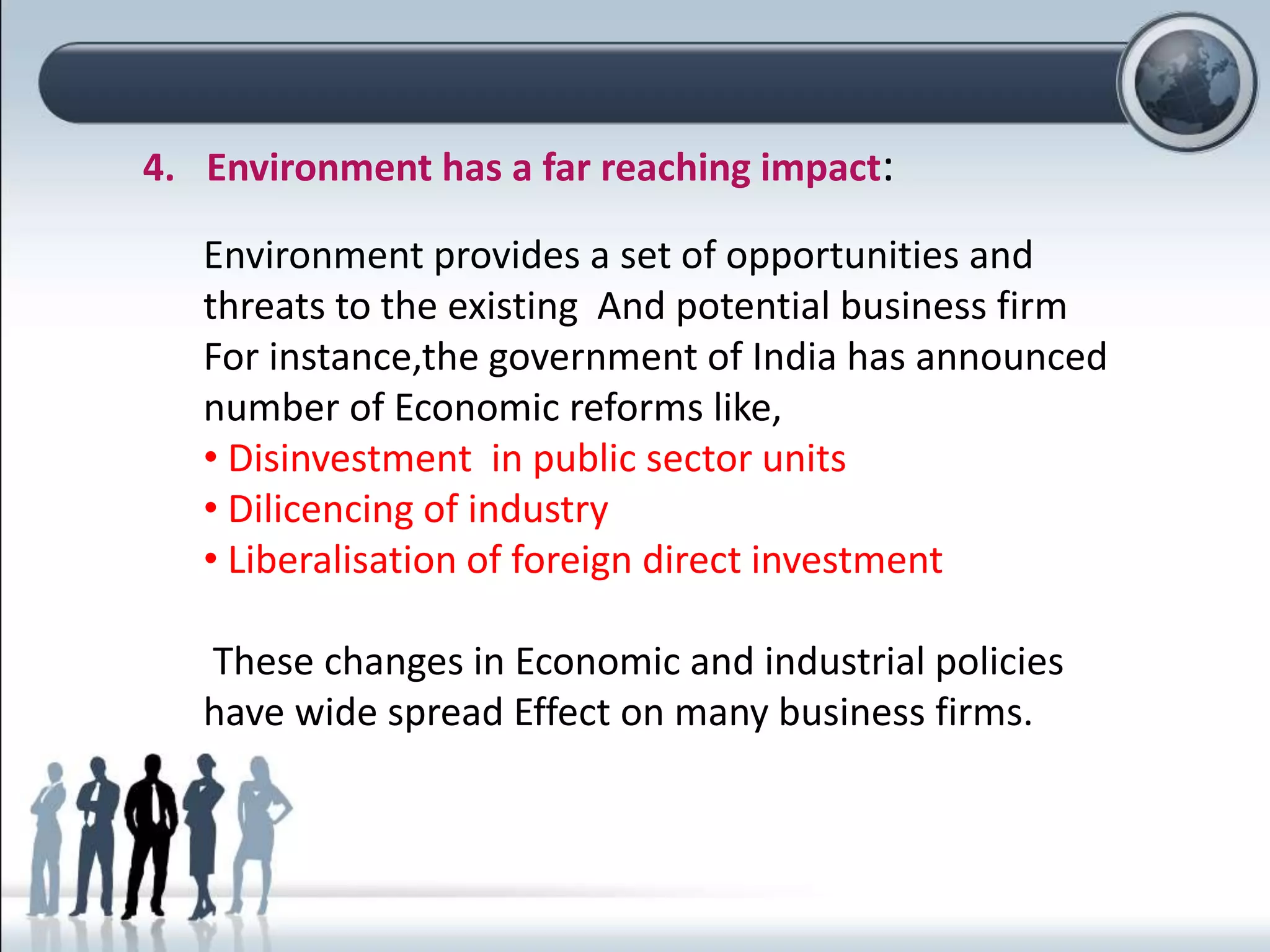 characteristic of business environment | PPT