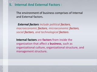 characteristic of business environment | PPT