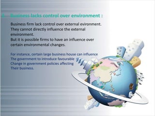 characteristic of business environment | PPT