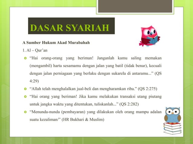 Ppt akad murabahah | PPTX