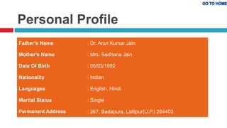 Akash_jain_Pofile_PPT | PPTX | Web Development | Internet