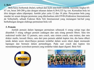 sarana dan prasarana permainan bola voli | PPT