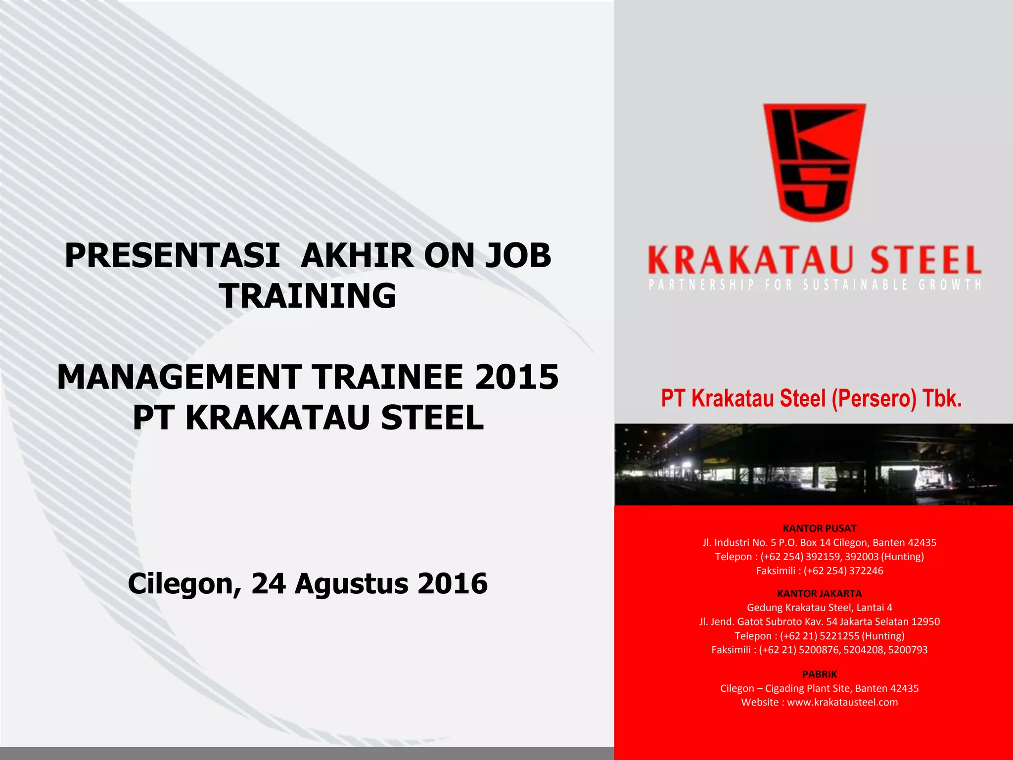Ppt akhir ojt | PDF
