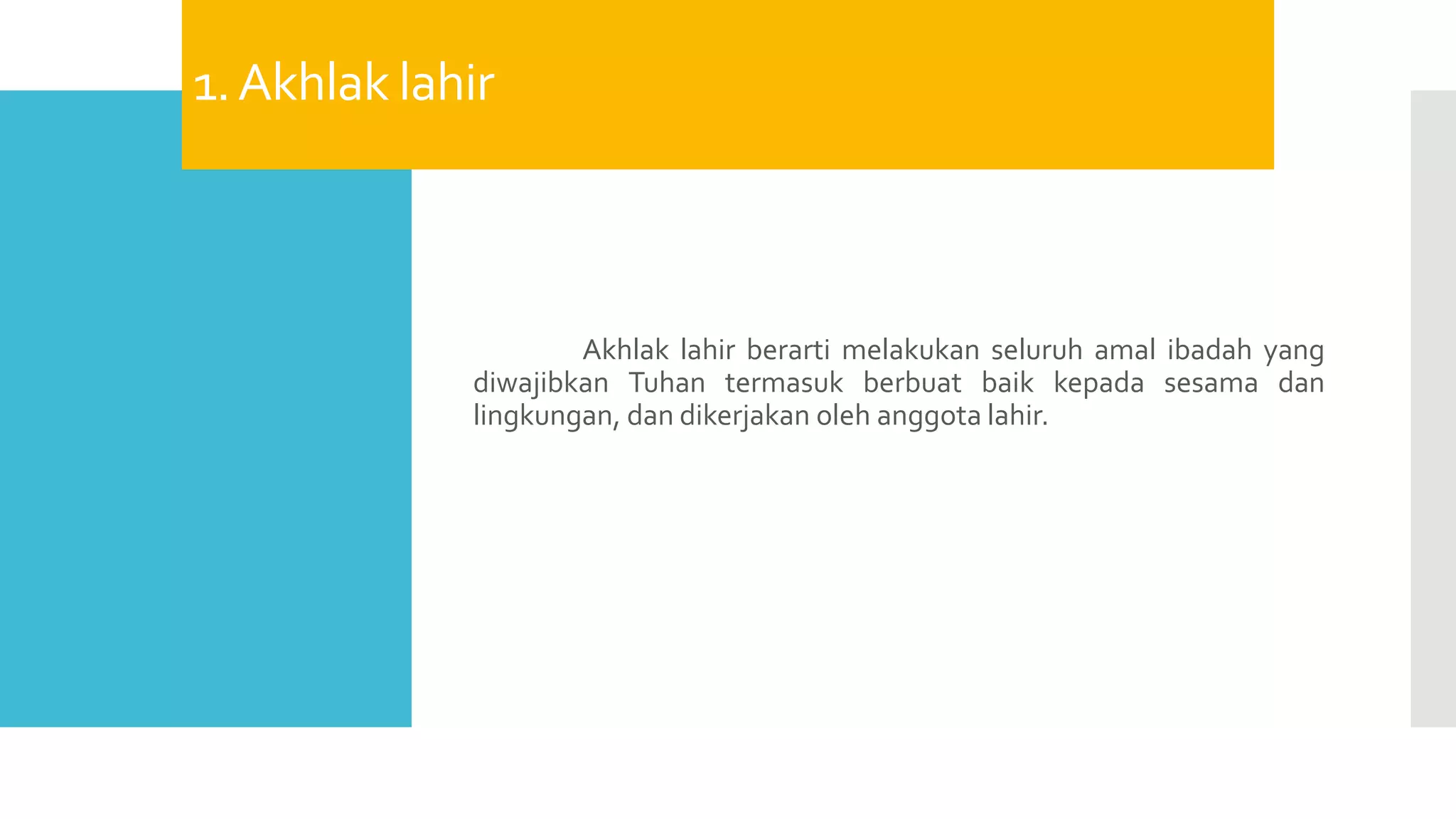 Akidah Akhlak Terpuji | PPTX