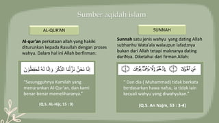 PPT AKIDAH ISLAM KEL.2.pptx MUHAMMADIYAH | PPTX