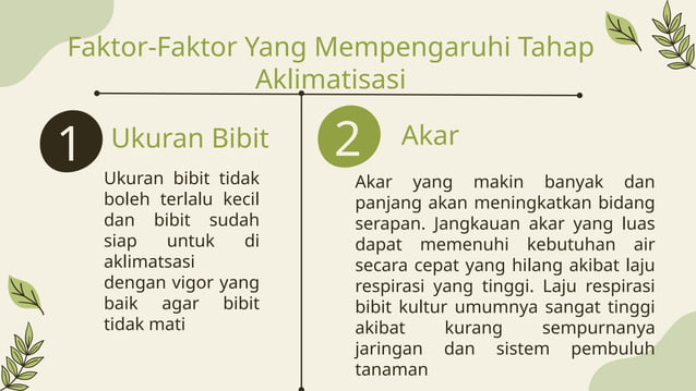 PPT AKLIMATISASI DAN FAKTOR-FAKTOR YANG MEMPENGARUHINYA | PPTX