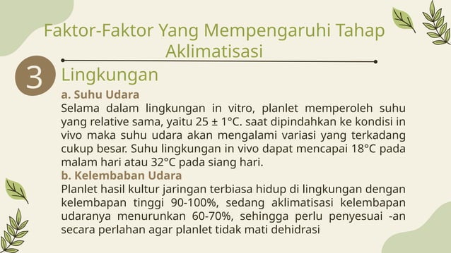 PPT AKLIMATISASI DAN FAKTOR-FAKTOR YANG MEMPENGARUHINYA | PPTX