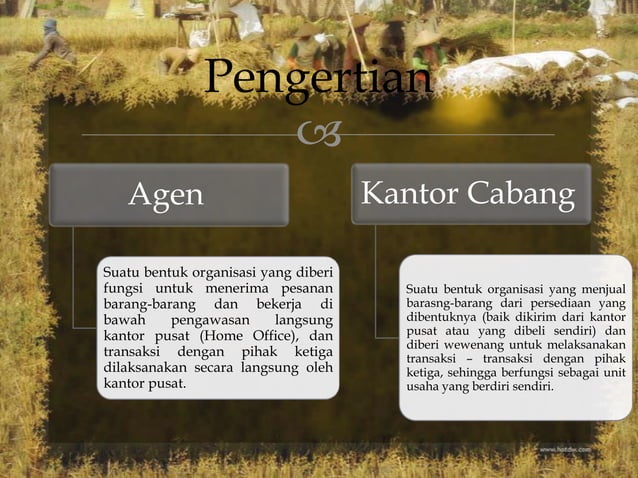 AKL 1 (perbedaan agen dan cabang) | PPTX