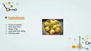 Preparation of Guava Jelly Power Point Presentation, Jam Jelly Guava ...
