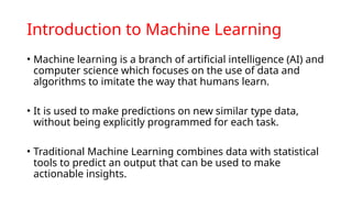 machine learning ppt by akshaya with project | PPT | Free Download