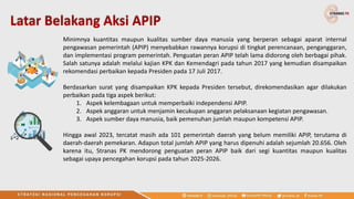 AKSI APIP Rencana Strategis Stranas PK KPK | PDF