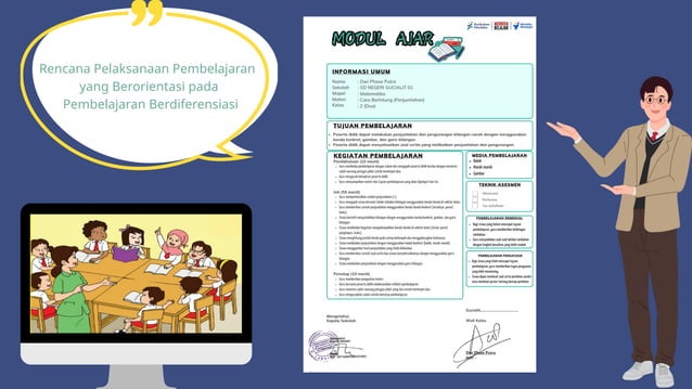 PPT AKSI NYATA Merancang Pembelajaran Berdiferensiasi.pptx