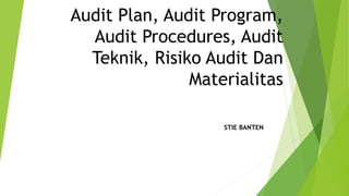 plan and steps auditing | PPTX