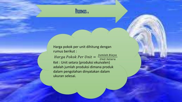 Harga Pokok Proses metode rata-rata tertimbang | PPTX