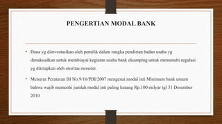 Ppt akuntansi modal b ank | PPTX
