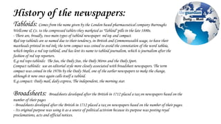 Ppt, alberto artiles mendoza tabloids & broadsheets | PDF