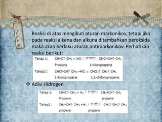 Ppt alkena dan alkuna | PPTX