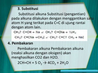 Ppt alkena dan alkuna | PPTX
