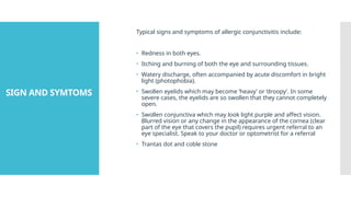 PPT Allergic conj.pptx power point tugas | PPTX