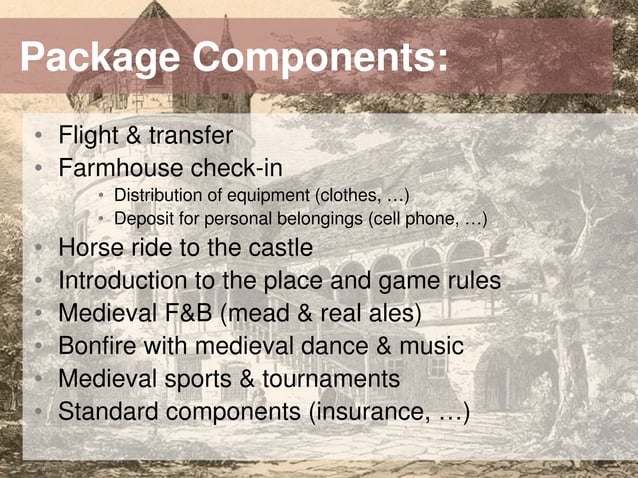 club medieval - case study all inclusive | PDF