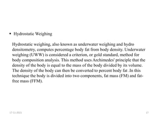 Anthropometric measurements | PPTX
