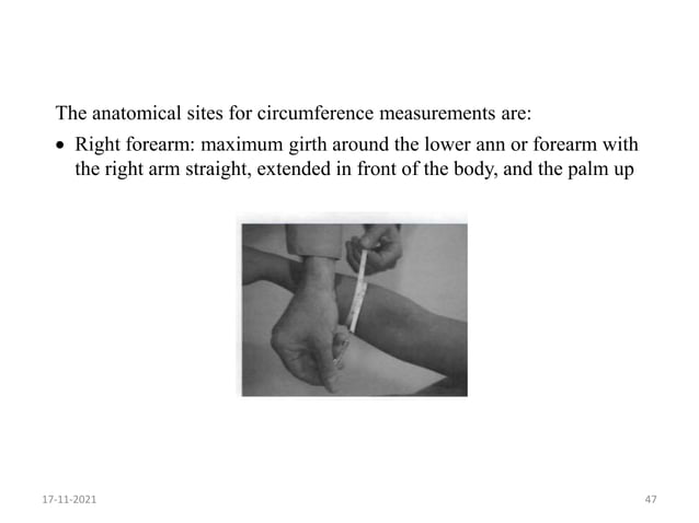 Anthropometric measurements | PPTX
