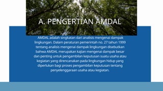 presentasi analisis mengenai dampak lingkungan | PPT