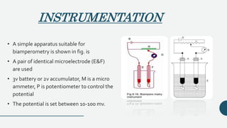 Amperometry and Biamperometry | PPTX