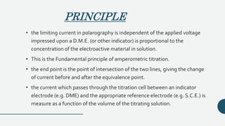 Amperometry and Biamperometry | PPTX