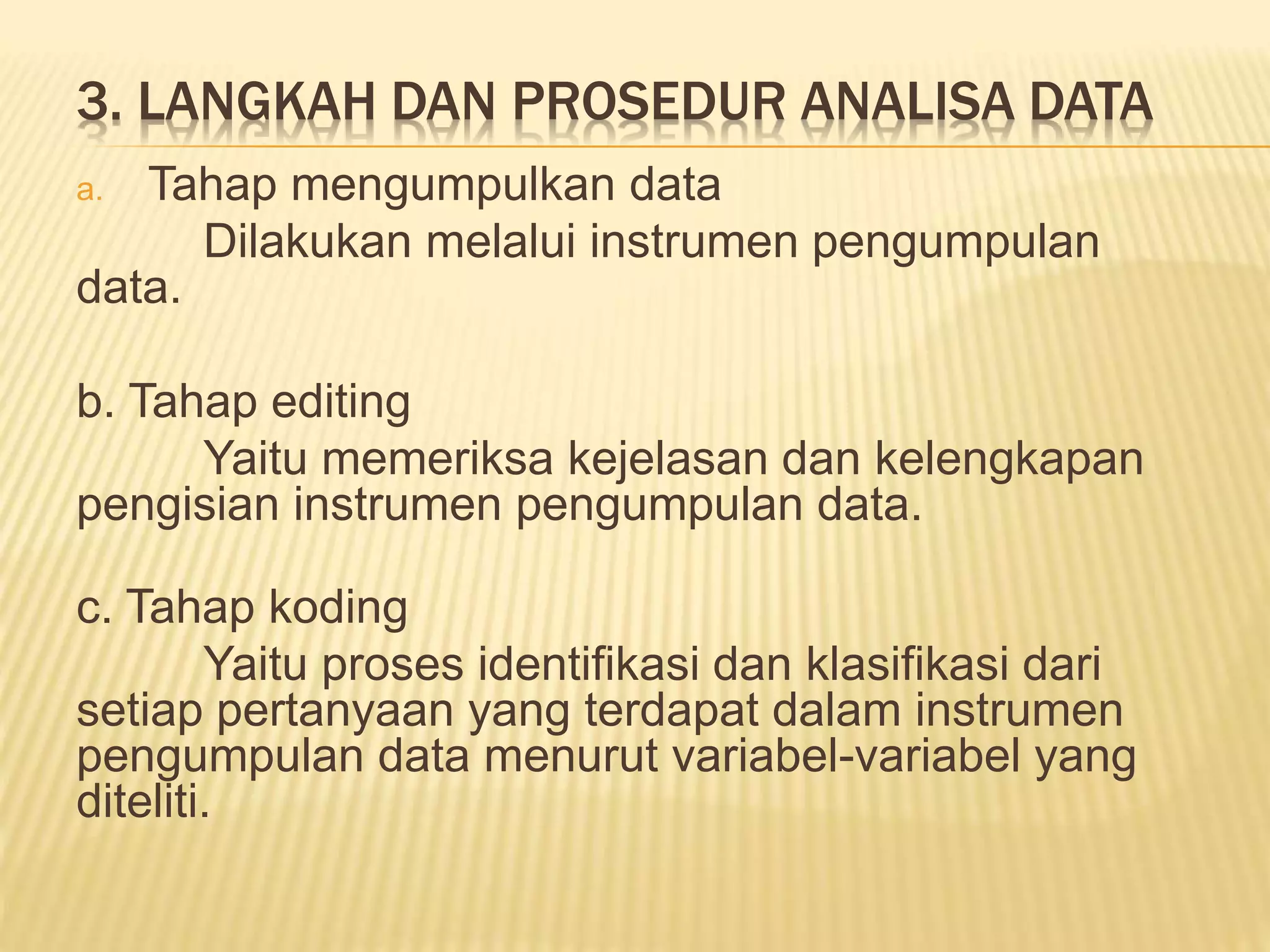 Ppt analisa data | PPTX