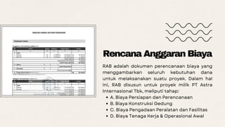 ANALISA RENCANA ANGGARAN BIAYA (RAB) DI PT ASTRA INTERNATIONAL TBK | PDF