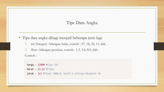 PPT Analisis Data ALGORITMA & PEMROGRAMAN | PPTX