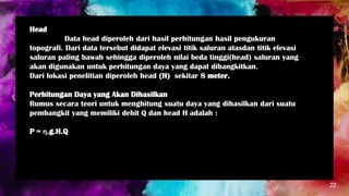 PPT ANALISIS KELAYAKAN PEMBANGUNAN PLTMH DI DESA SIPULTAK.pptx