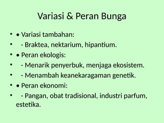ppt anatomi bunga untuk anak anak lengkap | PPTX