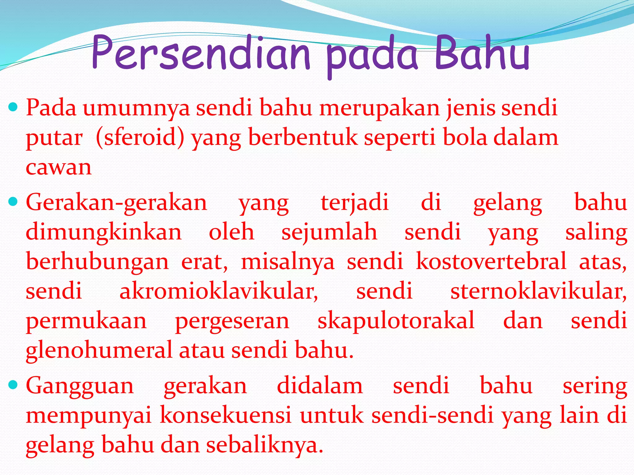 PPT ANATOMI DAN FUNGSI BAHU | PPTX