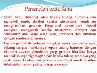 PPT ANATOMI DAN FUNGSI BAHU | PPTX
