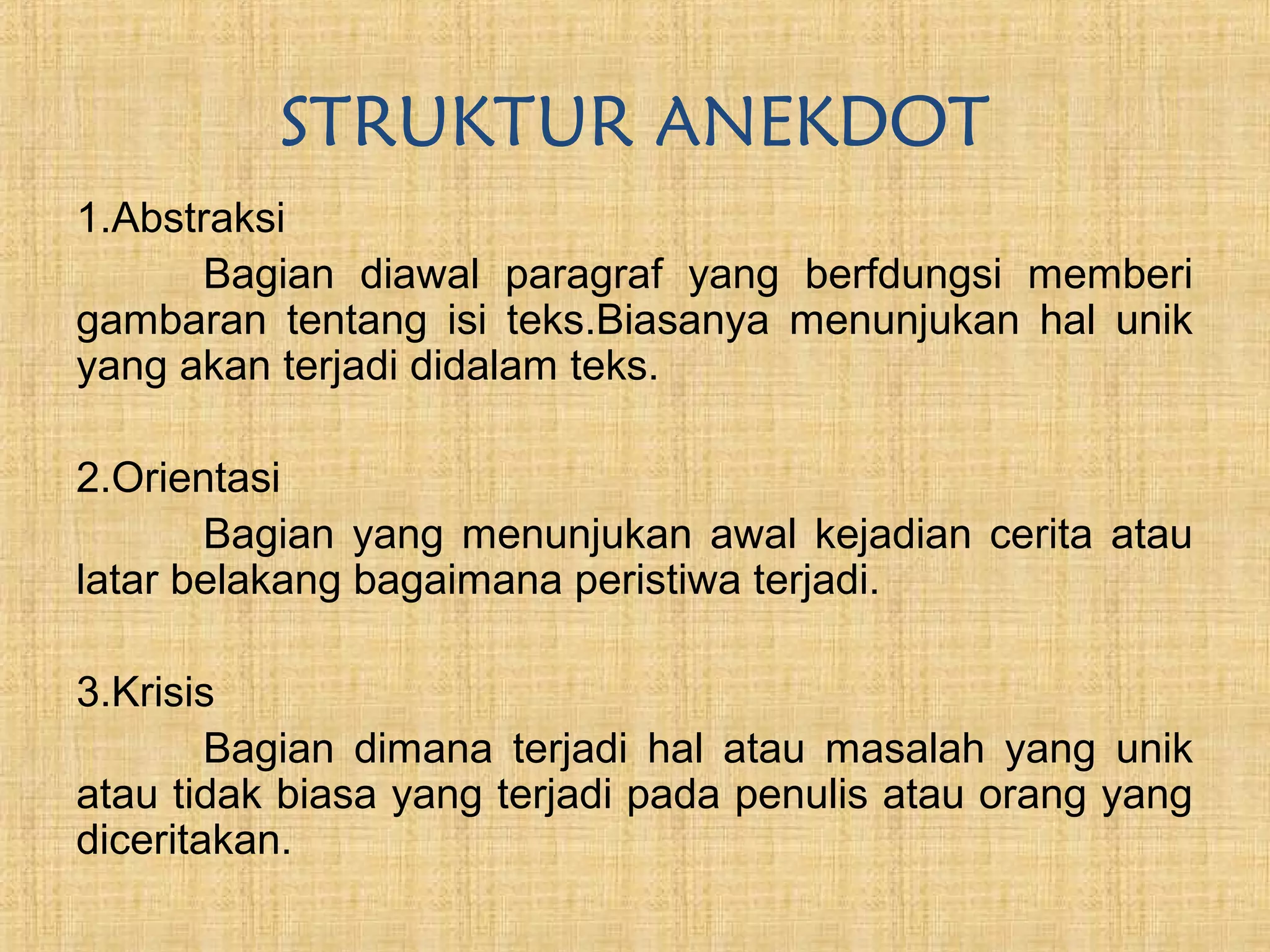 Ppt teks anekdot | PPT