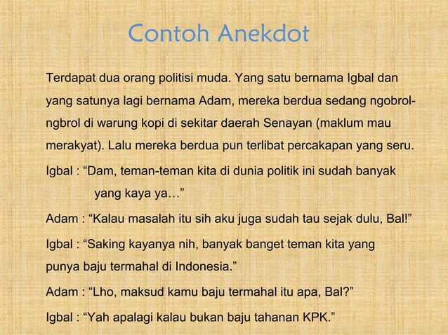 Ppt teks anekdot | PPT