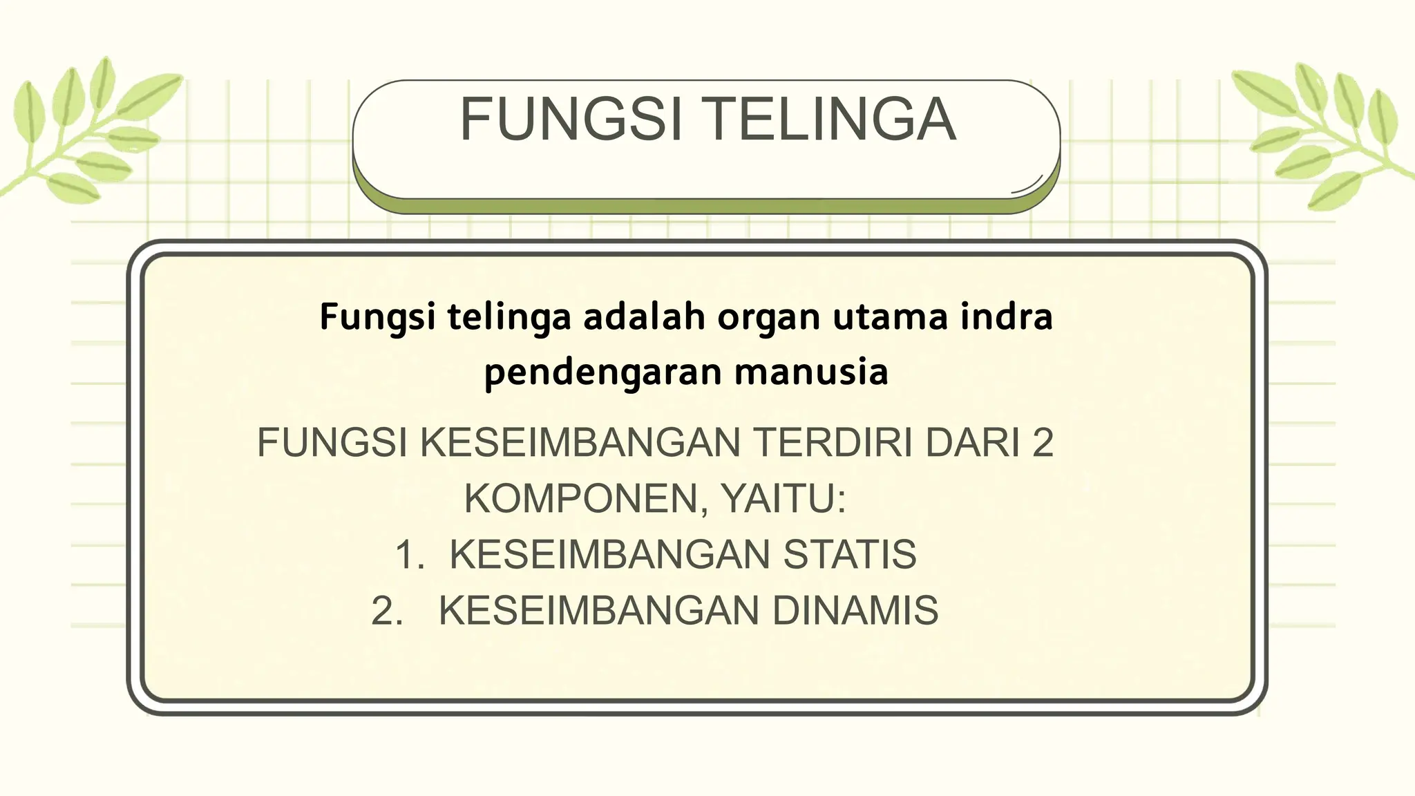 Anatomi Fisiologi_ Indera Pendengaran PPT | PPTX