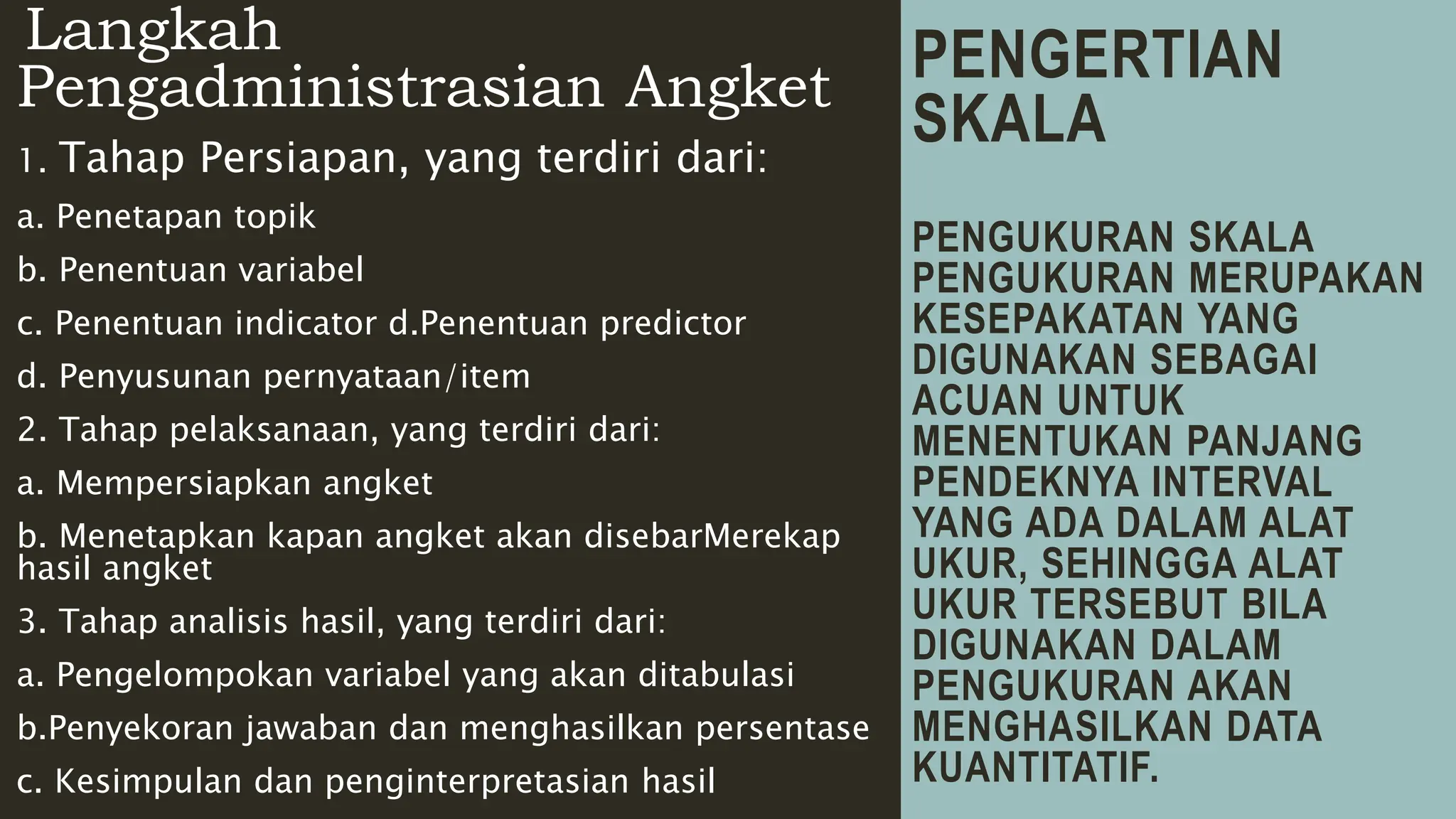 power point angket dan contoh angket penelitian | PPTX