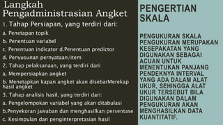 power point angket dan contoh angket penelitian | PPTX