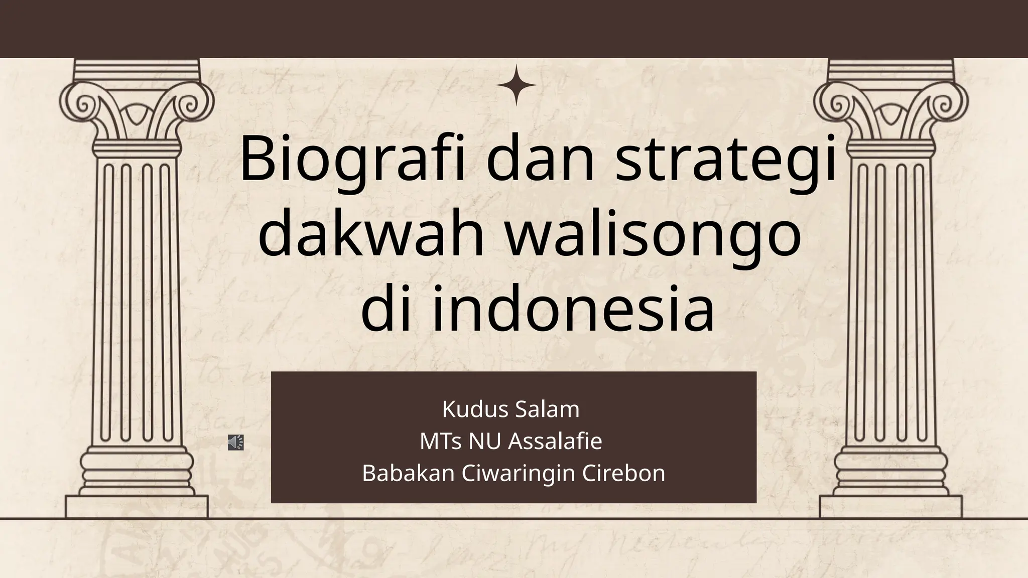PPT ANG UDUS Sejarah Wali songo mengenal lebih dalam tentang wali songo.pptx