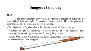 Dangers of Smoking | PPT