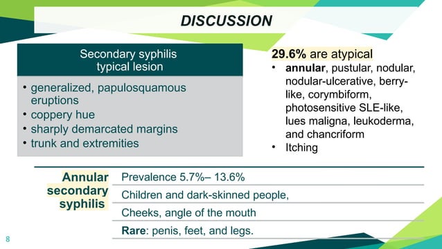 annular secondary syphilis a case report | PPTX