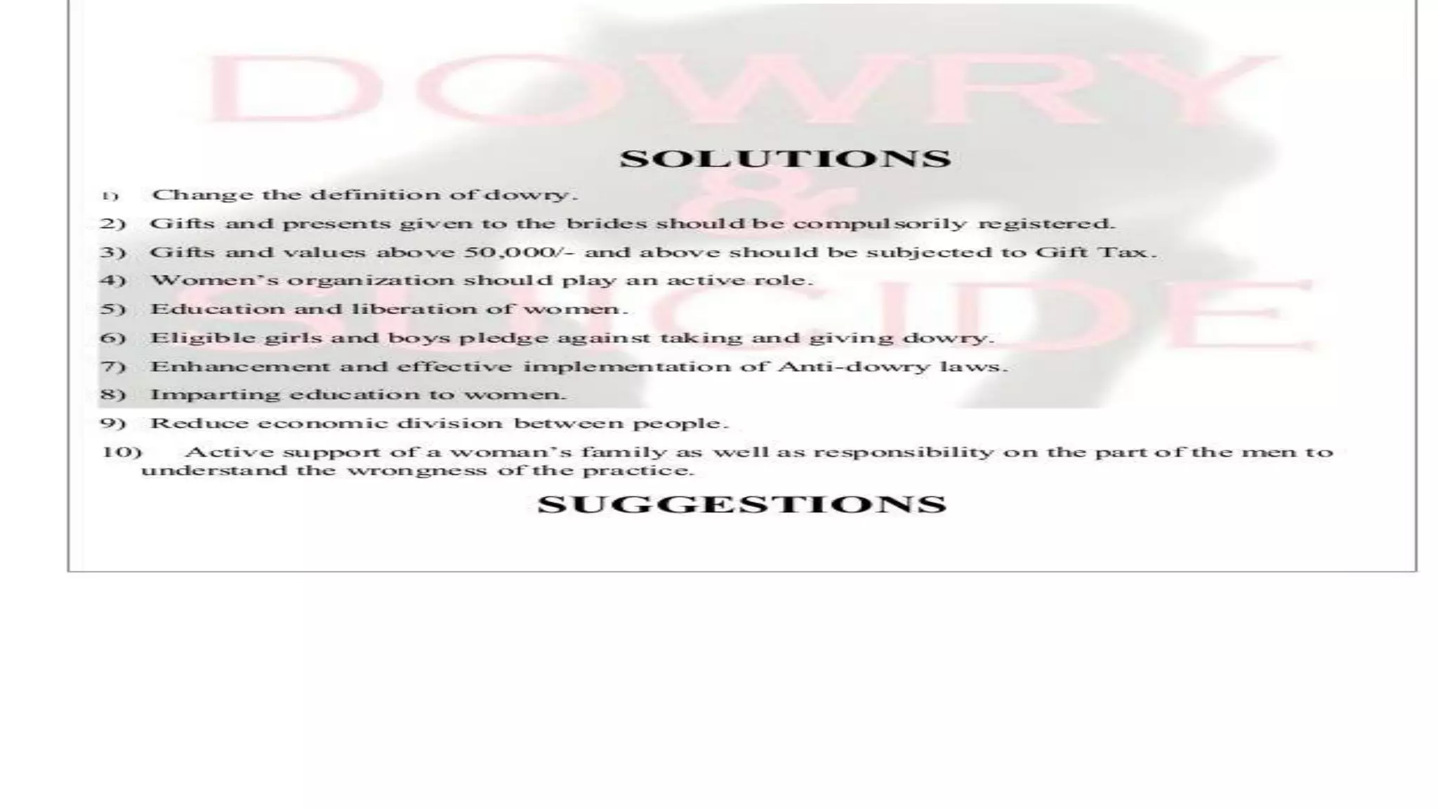 dowry as social evil.. | PPTX