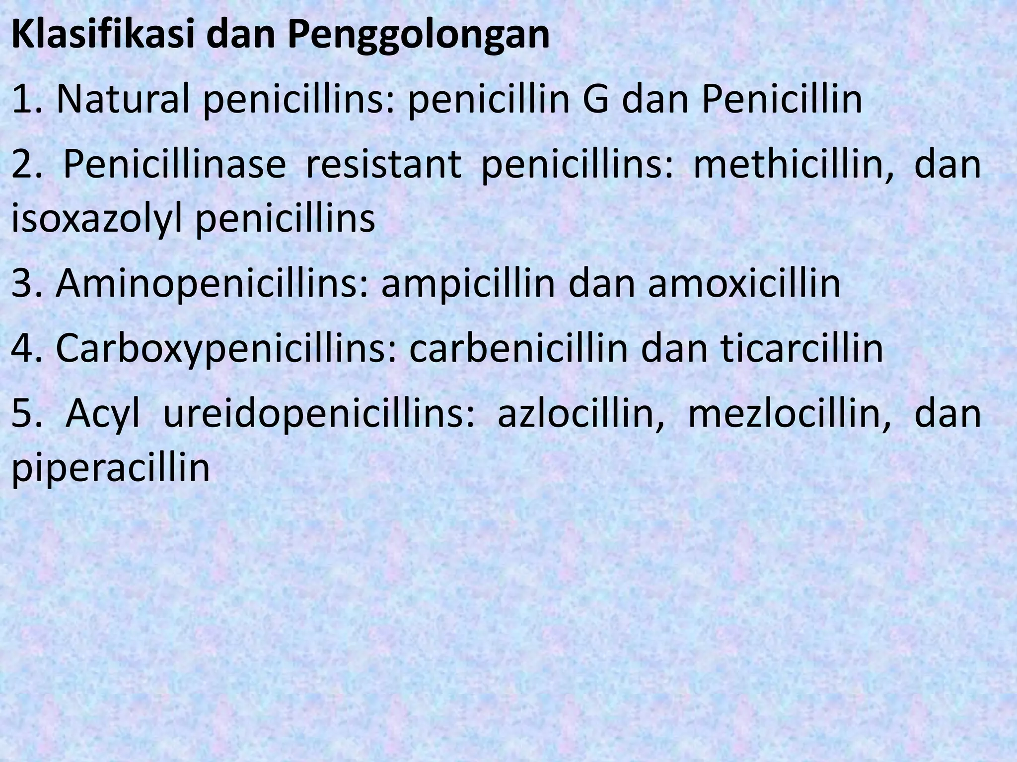 Ppt antibiotik | PDF