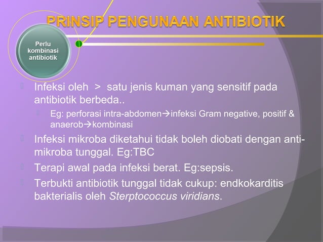 Ppt penggunaan antibiotik yang bijaksana | PPT