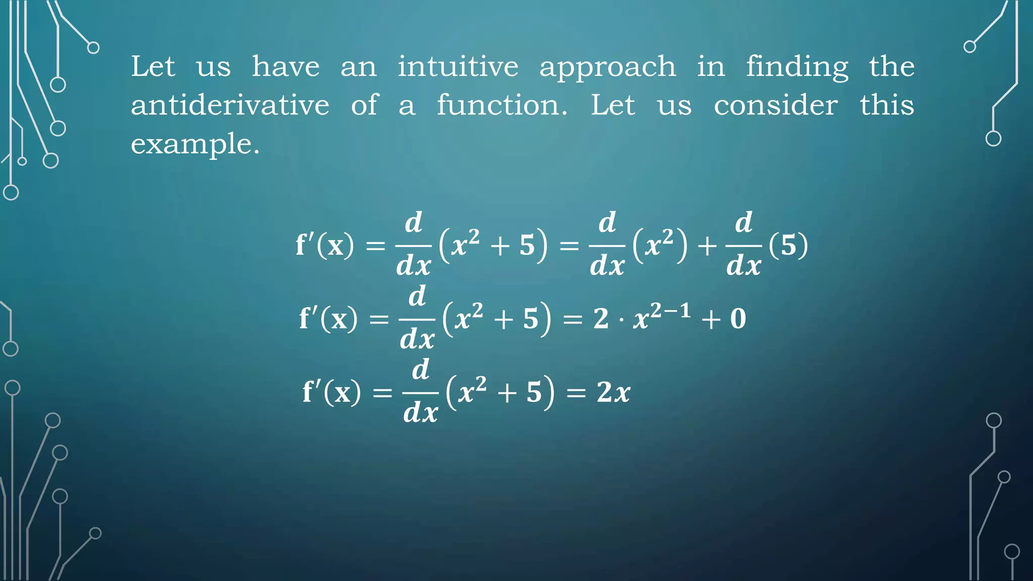 PPT Antiderivatives and Indefinite Integration.pptx PPT Antiderivatives and Indefinite Integration.pptx
