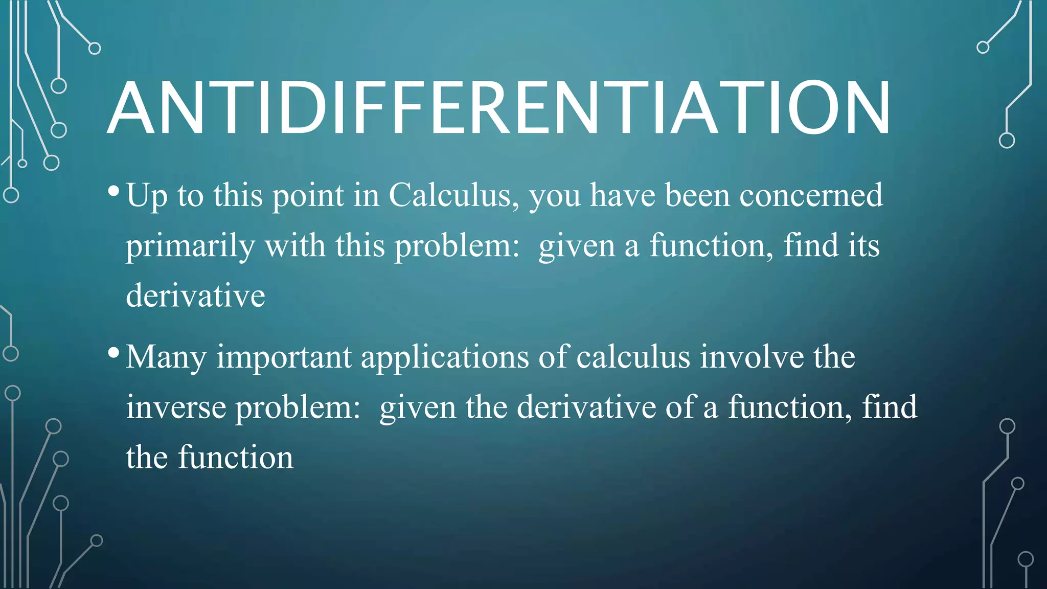 PPT Antiderivatives and Indefinite Integration.pptx PPT Antiderivatives and Indefinite Integration.pptx